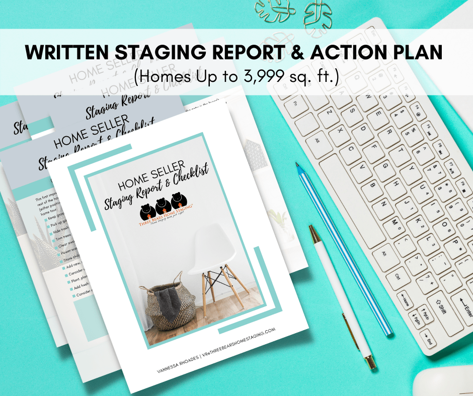 Written Staging Report and Action Plan (Homes Up to 3,999 sq. ft.)